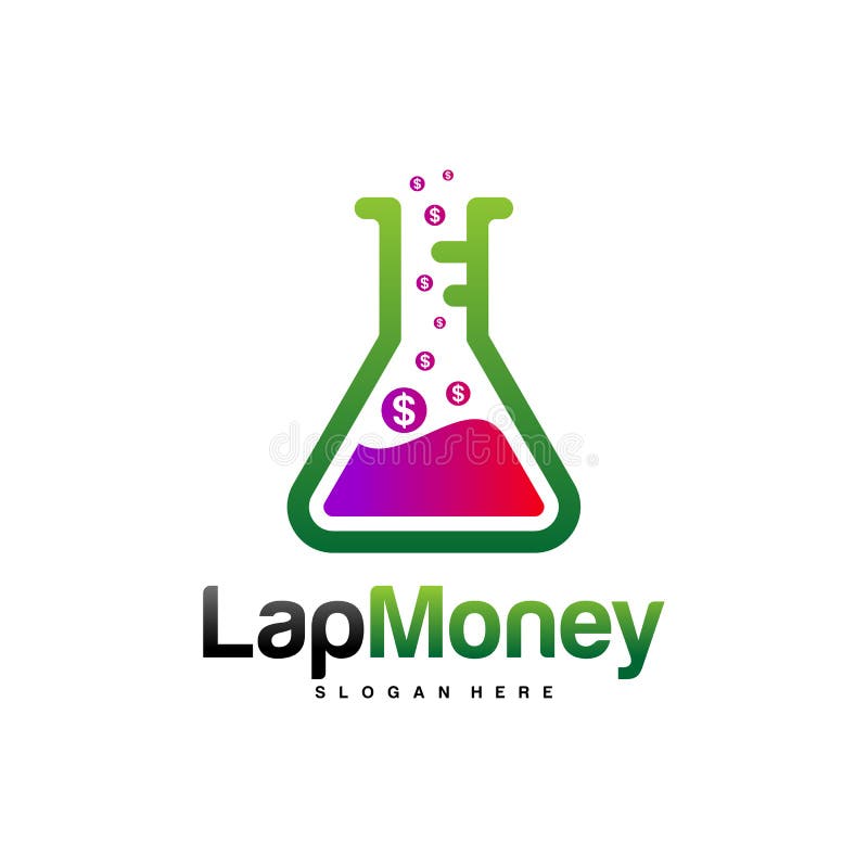 Money Lap Logo Design Vector Concept. Lap Money Logo Template. Icon ...