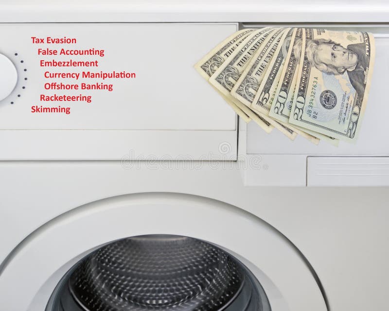 Money laundering concept stock image. Image of laundry - 18254685