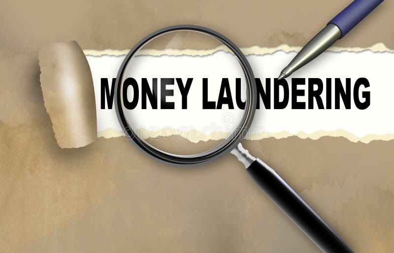 MONEY LAUNDERING stock illustration. Illustration of dividing - 47774089