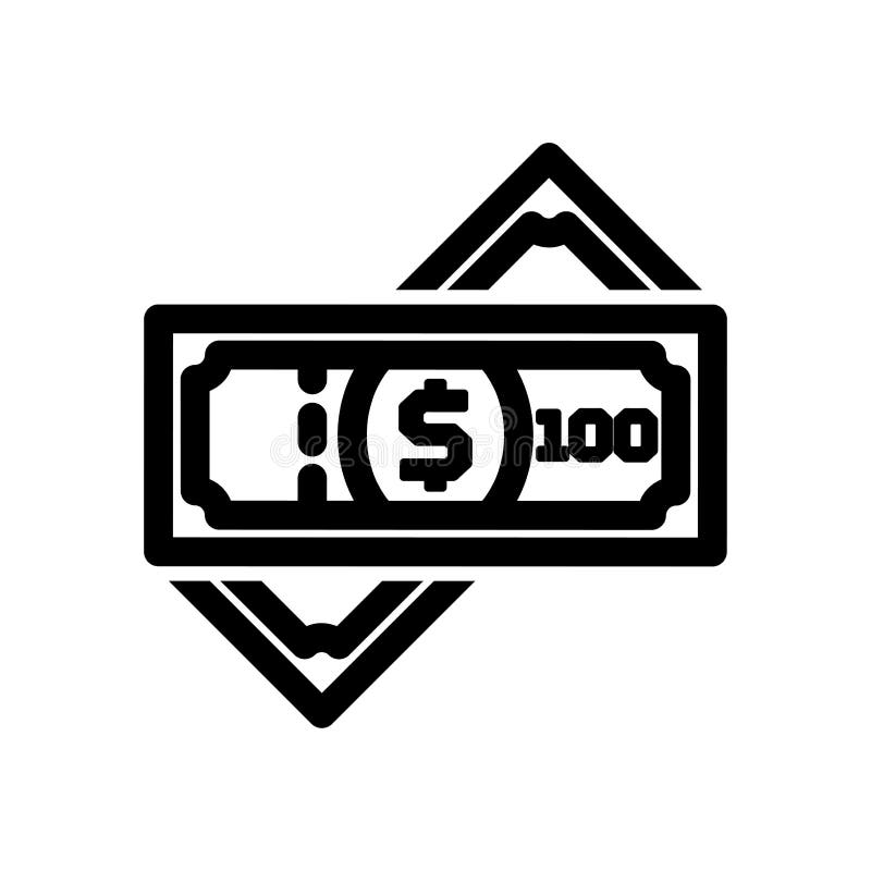 Money Line Icon. Cash Money Dollar Isolated Vector Icon Stock Vector ...