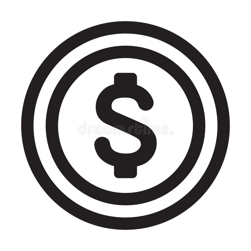 Money Line Icon. Cash Dollar Vector Illustration Stock Vector ...