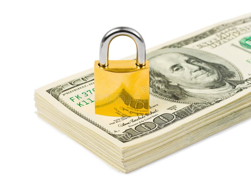 Money and lock stock image. Image of finance, protect - 36188517