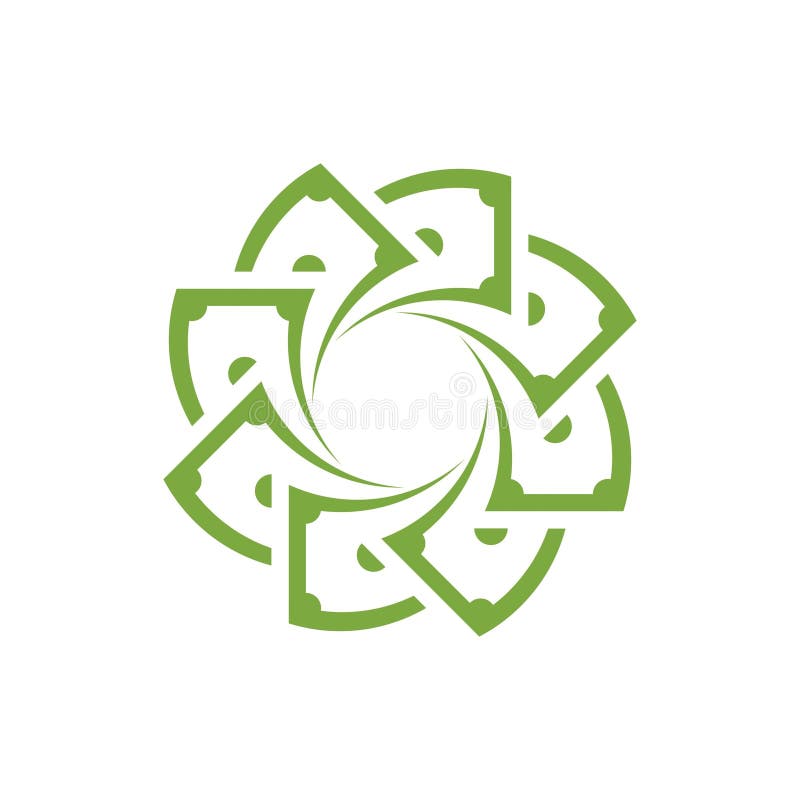 Bag of Money Logo Template, Sack of Money. Money Cash Heap. Vector ...