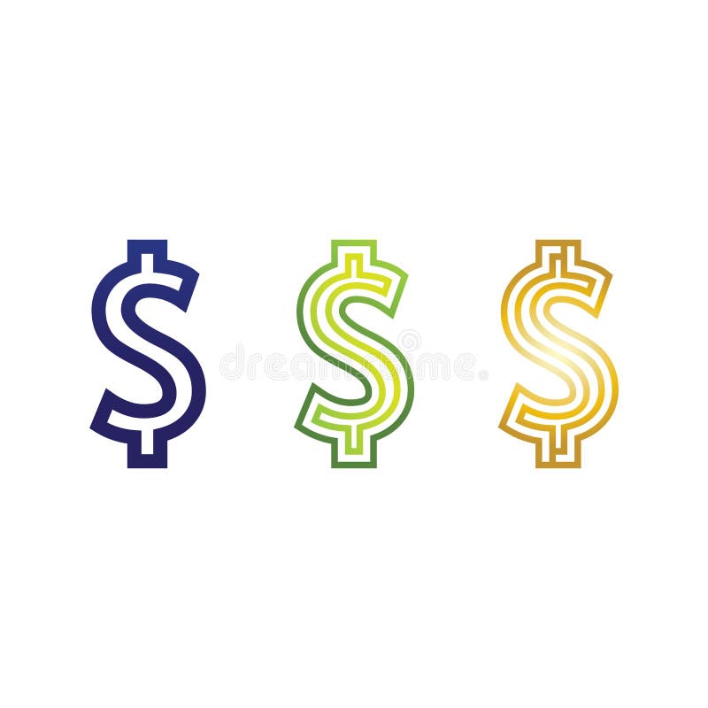 Money Logo and Icon Design Vector Illustration Stock Illustration ...
