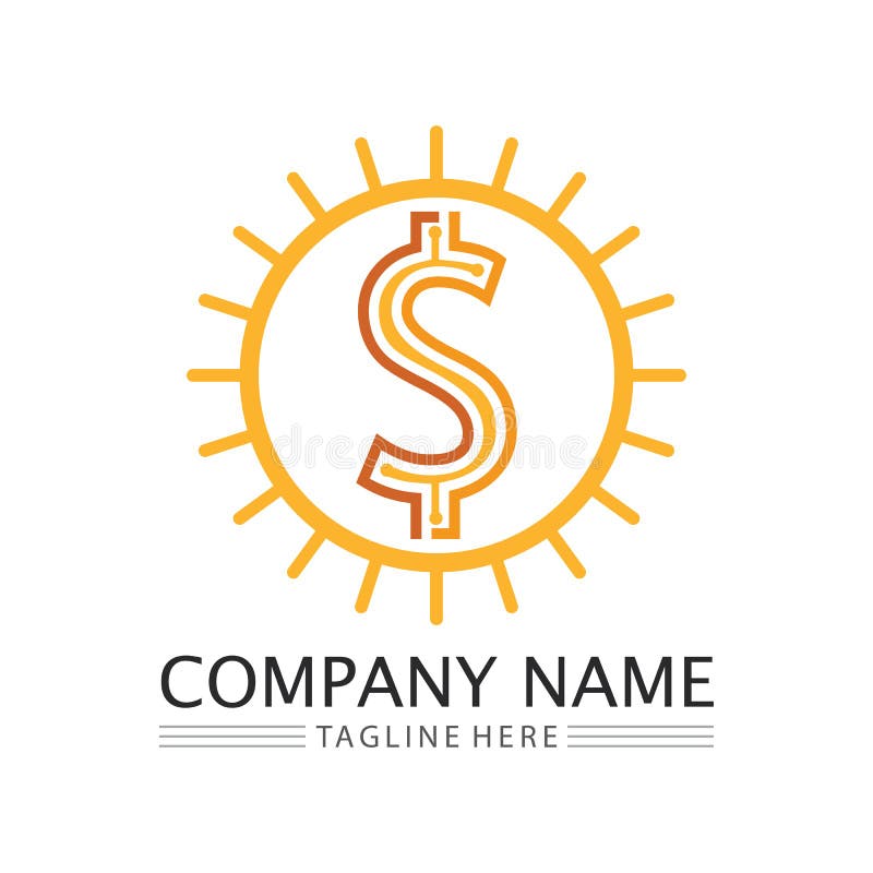 Money Logo and Icon Design Vector Illustration Stock Illustration ...