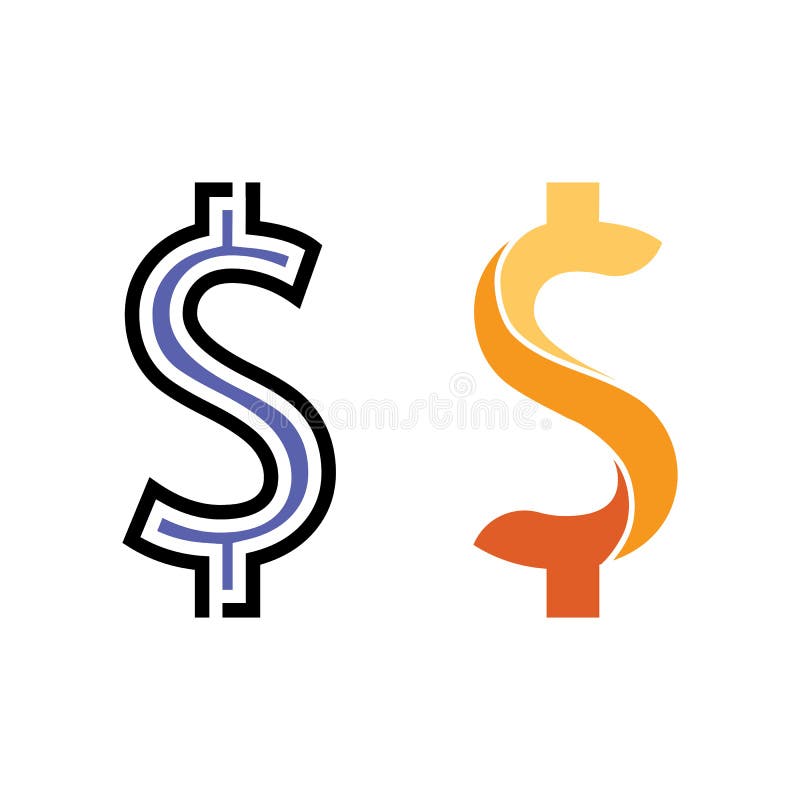Money Logo and Icon Design Vector Illustration Stock Illustration ...