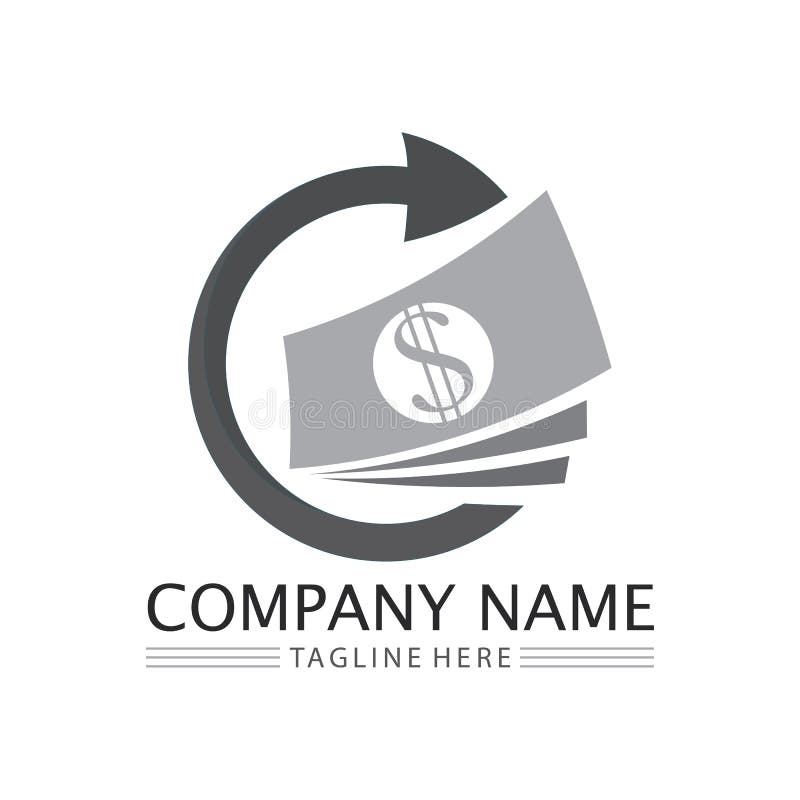 Money Logo and Icon Design Vector Illustration Stock Illustration ...
