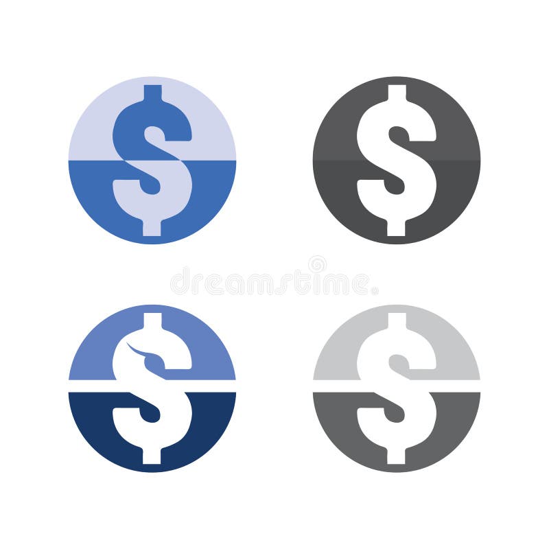 Money Logo and Icon Design Vector Illustration Stock Illustration ...