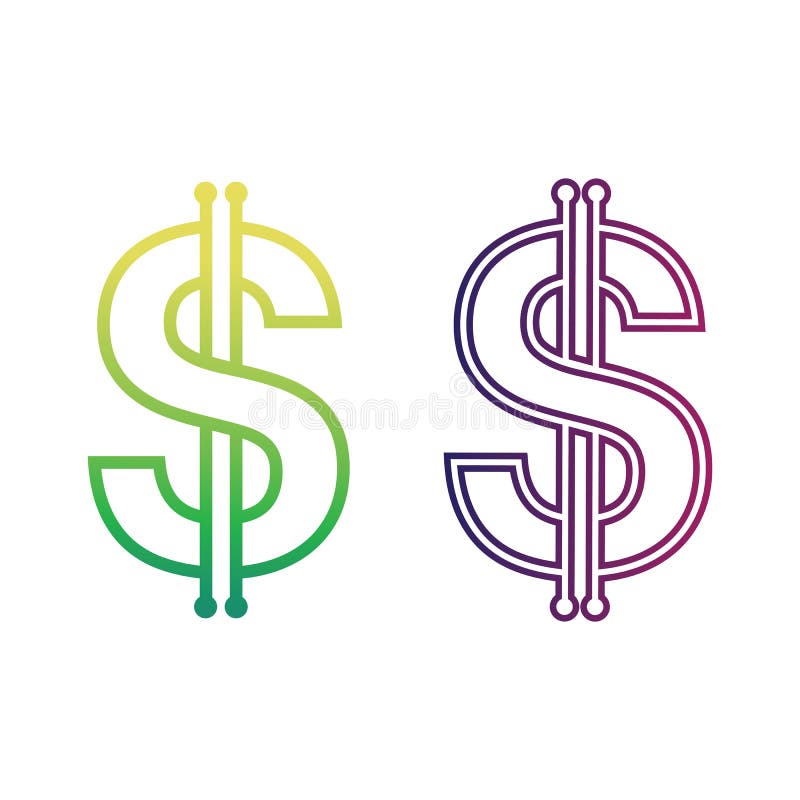 Money Logo and Icon Design Vector Illustration Stock Illustration ...
