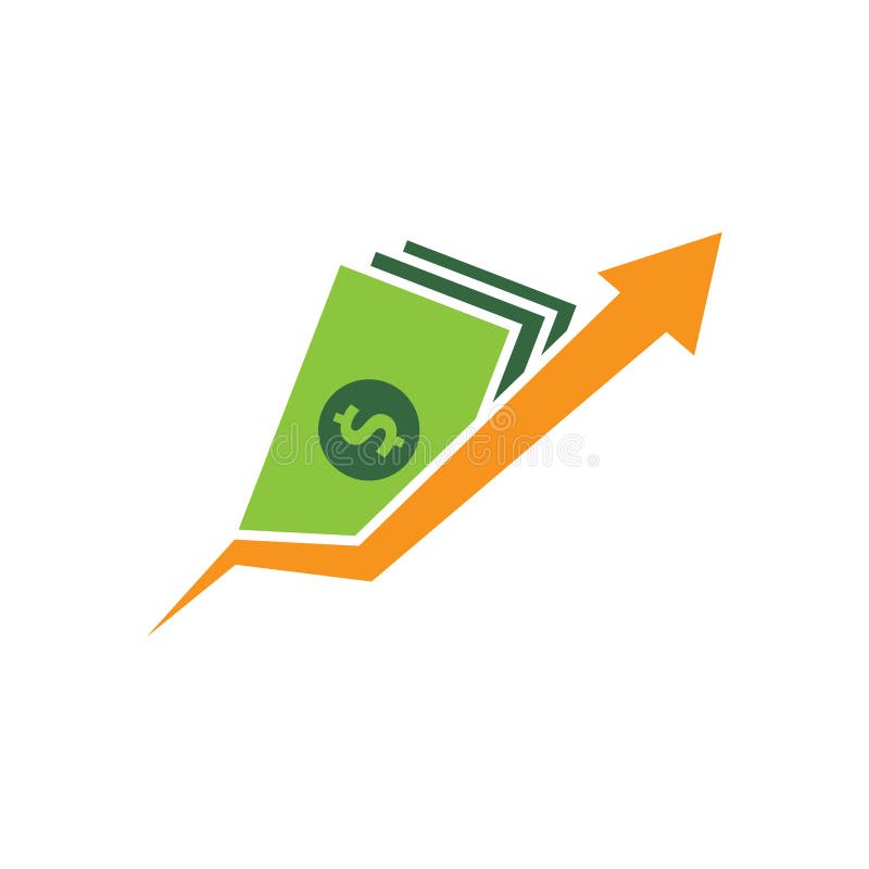 Money Logo Icon Flat Design Stock Vector - Illustration of isolated ...