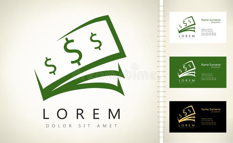 Money logo vector stock vector. Illustration of currency - 118934148