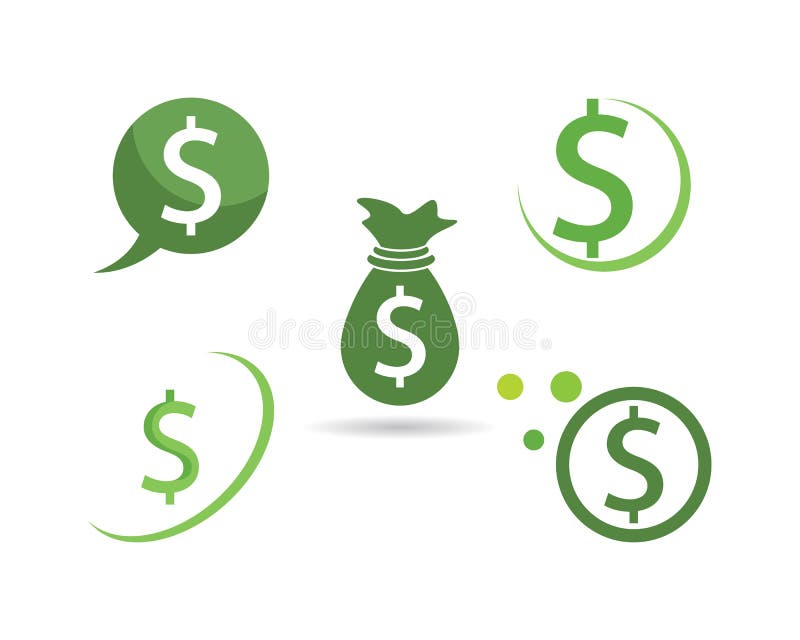 Money logo vector template stock vector. Illustration of dollar - 121023650