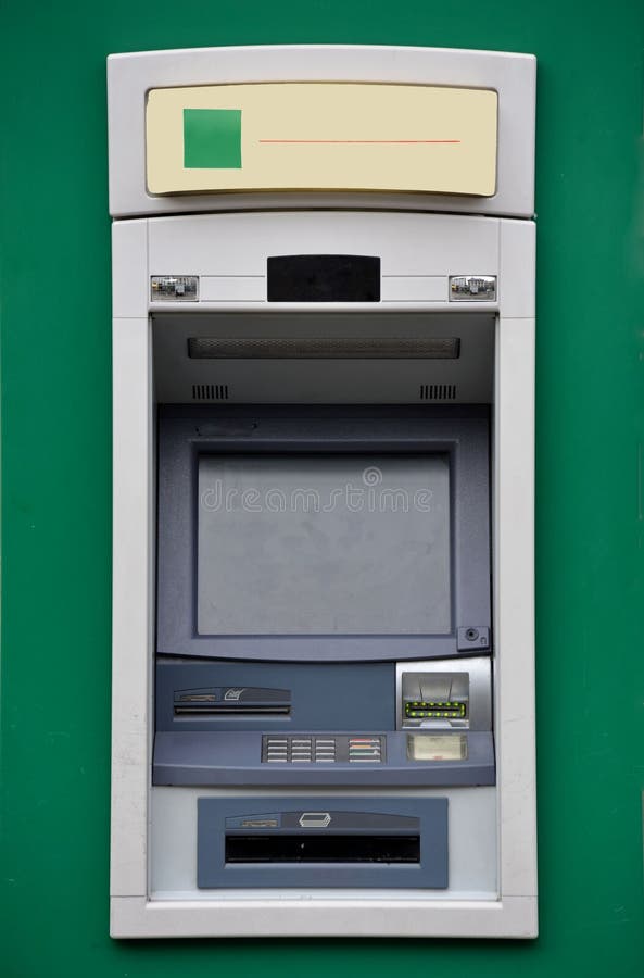 Money machine stock image. Image of automatic, office - 33257371