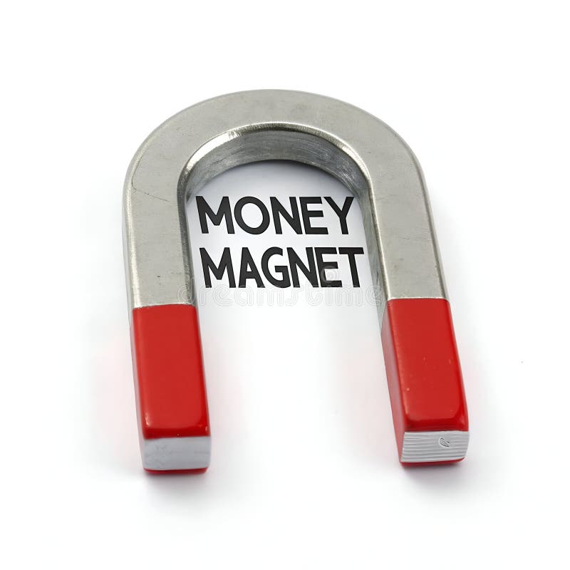 "Money Magnet stock illustration. Illustration of success - 357381382