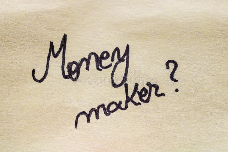 Money Maker stock photo. Image of isolated, happy, crisis - 8498782