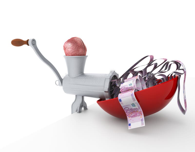 Money making machine stock illustration. Illustration of horizontal ...