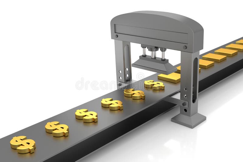 Money Making Machine Stock Illustrations – 1,115 Money Making Machine ...