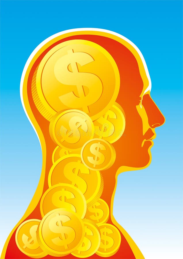 Money man stock vector. Illustration of wealth, dollar - 28957116