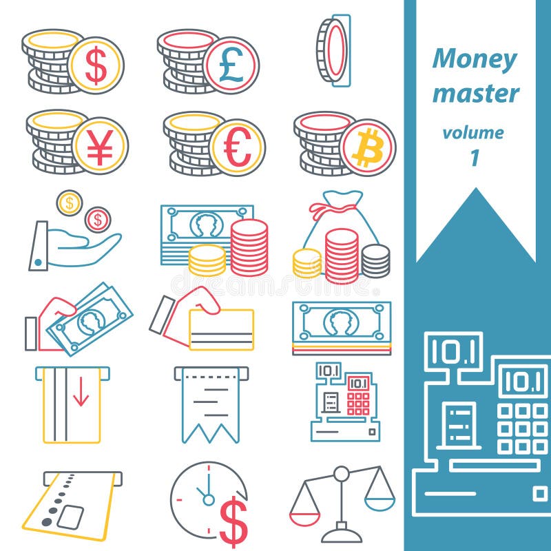 Money master 1 stock vector. Illustration of money, bank - 54995348