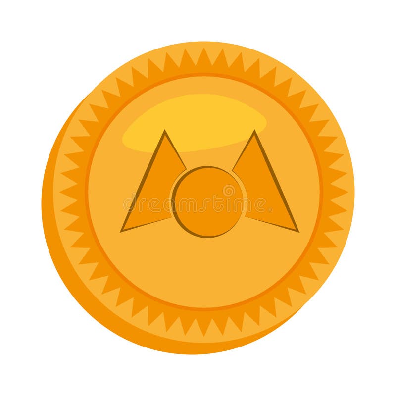 Money Mastercoin Golden Icon Stock Illustration - Illustration of ...