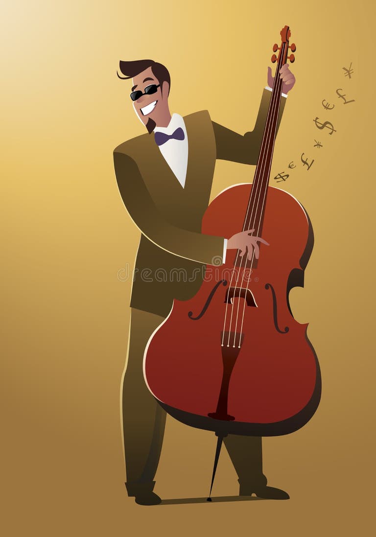 Bass Player Stock Illustrations 17123 Bass Player Stock