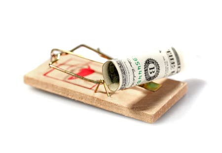 Money on mouse trap stock image. Image of currency, finance - 24337901
