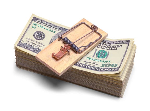 Money and Mouse Trap stock photo. Image of loan, legal - 120445208