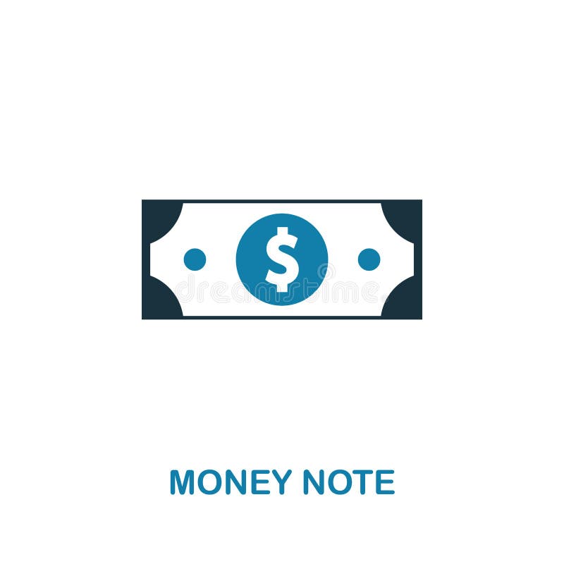 Money Note Icon. Simple Element Illustration. Money Note Pixel Perfect ...