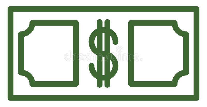 Money Note Icon. Money. Vector Illustration EPS 10 Stock Vector ...