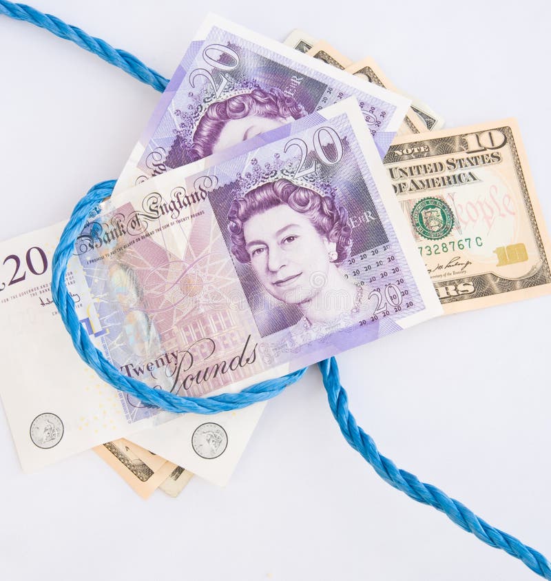 Money for Old Rope: Pound Sterling. Editorial Image - Image of five ...