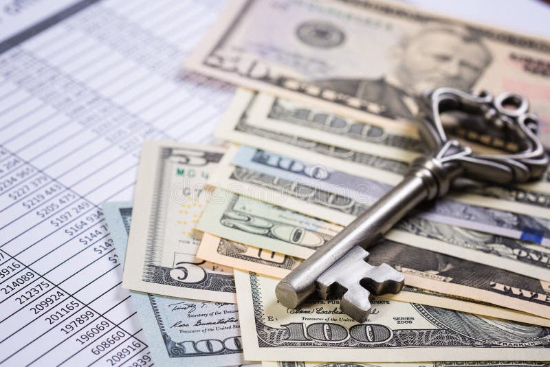 Money opens many doors stock image. Image of success - 113694813