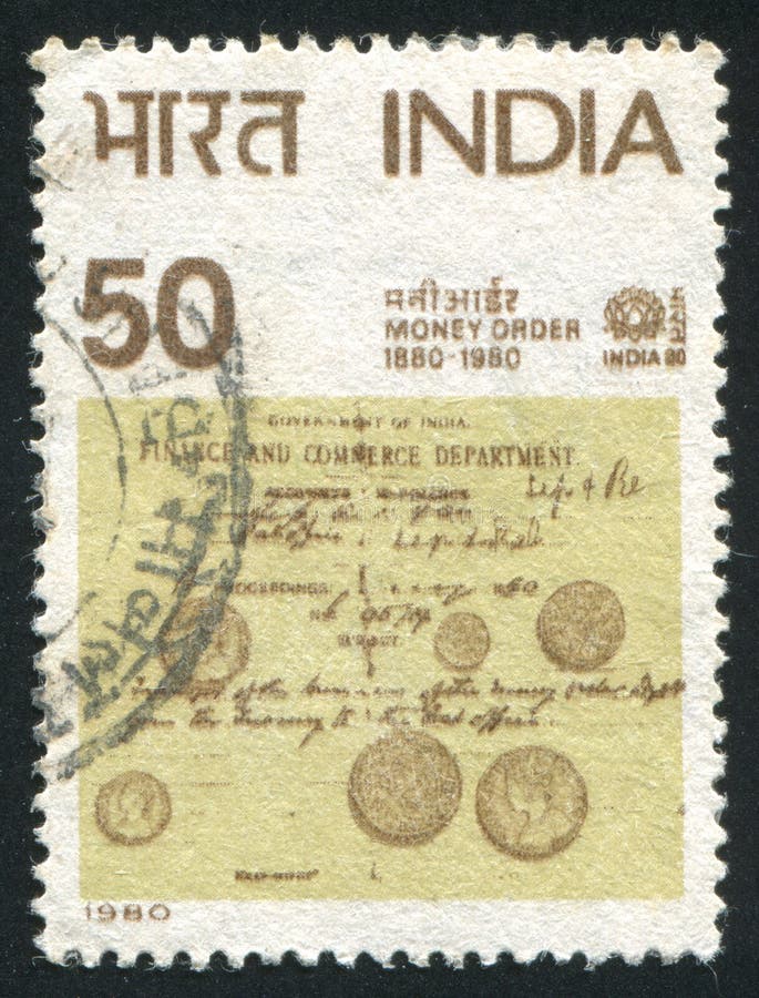 Money Order Centenary editorial stock image. Image of document - 239479754