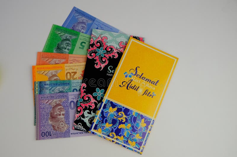 Money Packet with Ringgit Malaysia Notes for Ramadhan and Eid Fitr ...