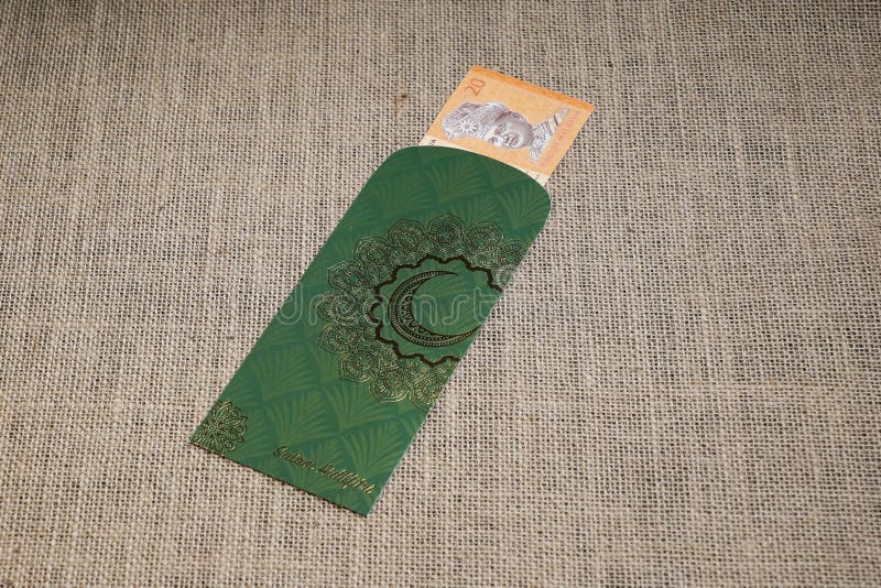Money Packet or `Sampul Raya` Stock Image - Image of fasting ...