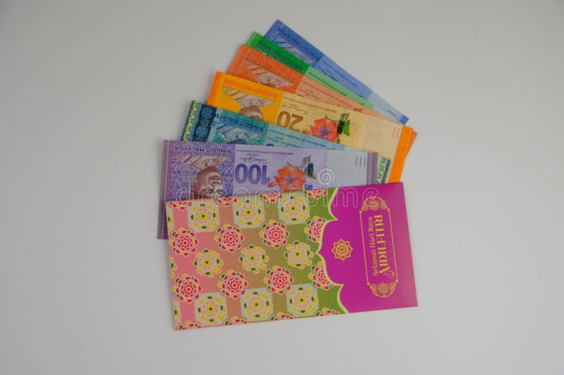 Money Packet with Ringgit Malaysia Notes for Ramadhan and Eid Fitr ...