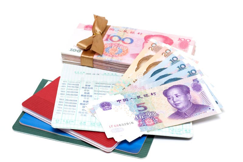 Bank account and RMB. stock photo. Image of encash, cost - 8091064