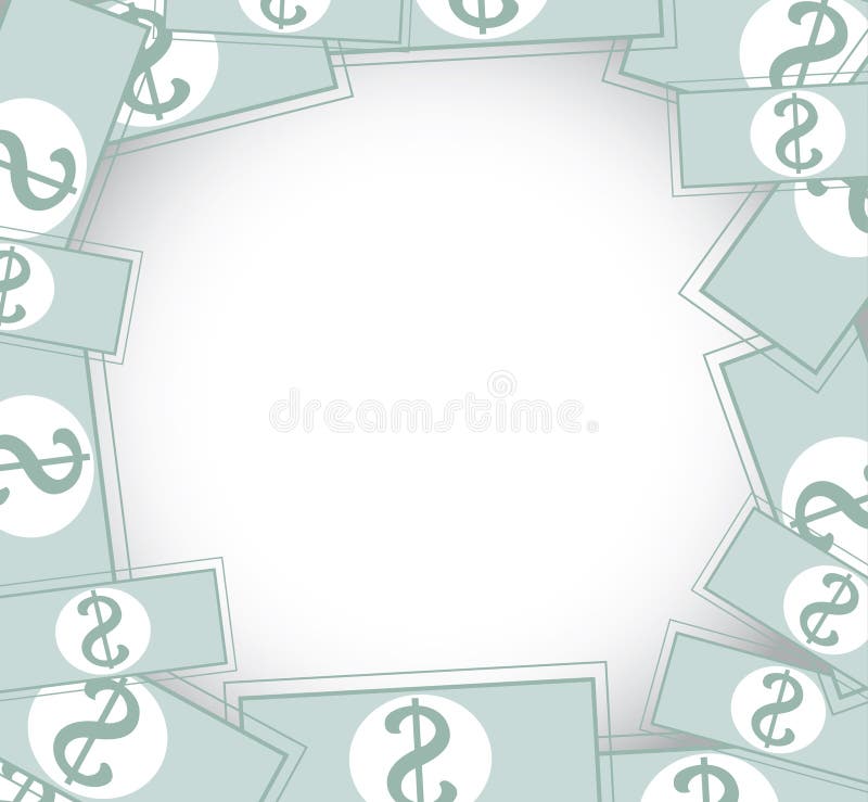 With Money Bag Pastel Mascot Cartoon Style Stock Vector - Illustration ...