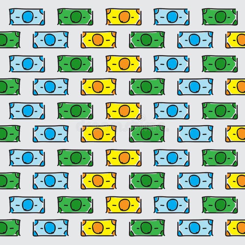 Money Pattern Background Abstract Textures on Gray Background Stock ...