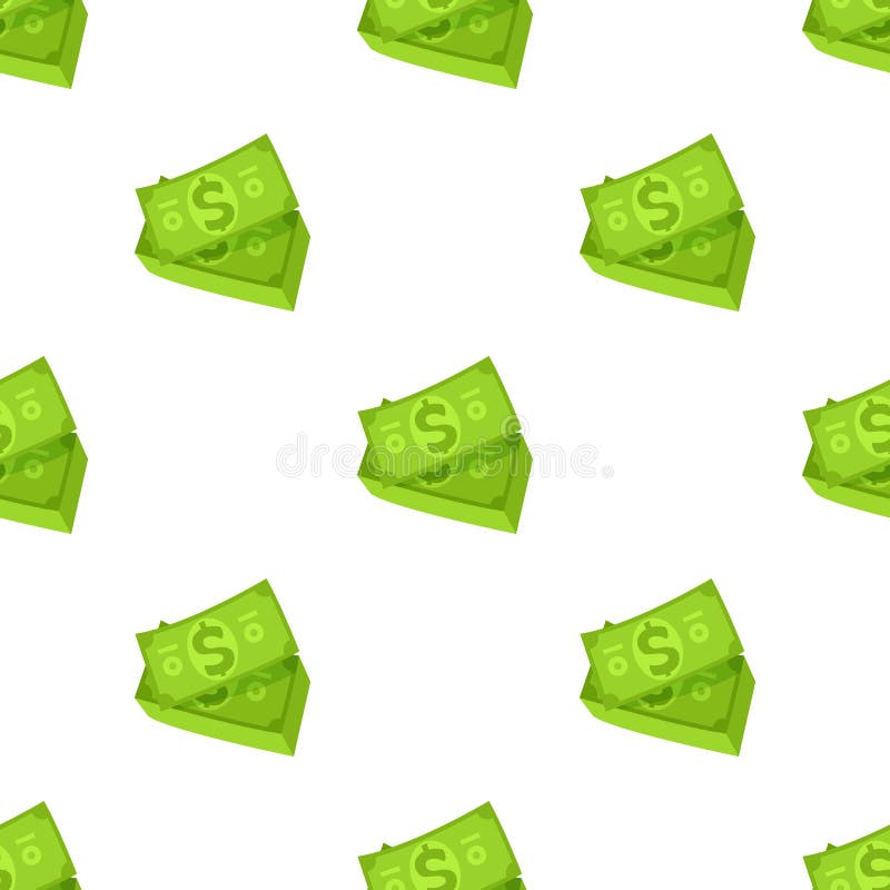 Money Pattern Seamless Vector Stock Vector - Illustration of design ...