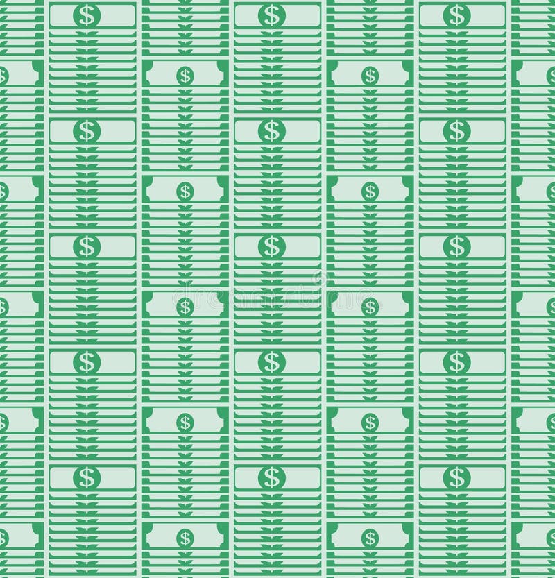 Money pattern stock vector. Illustration of savings, column - 40746688