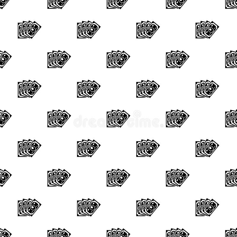 Money Pattern Vector Seamless Stock Vector - Illustration of finance ...