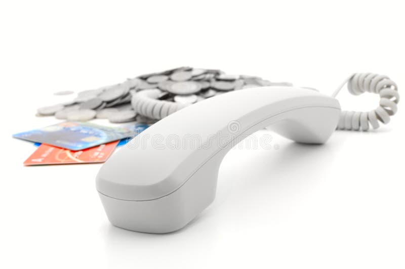 Money on the phone stock image. Image of device, life - 7261407