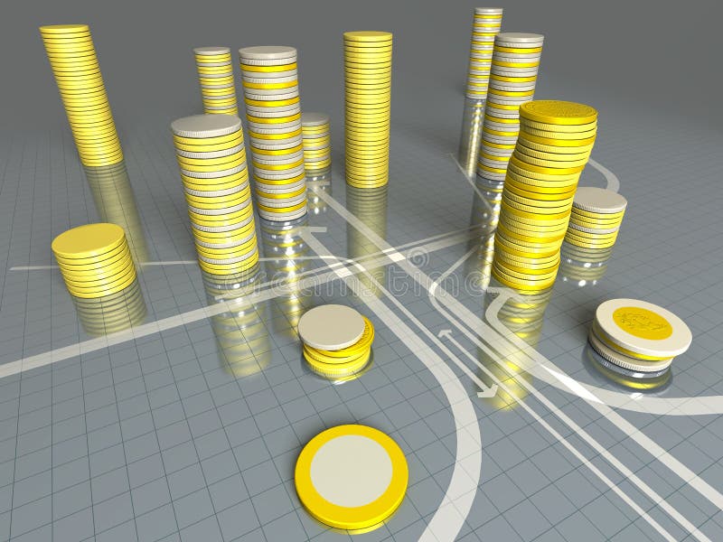 Money pile stock illustration. Illustration of finance - 12004363