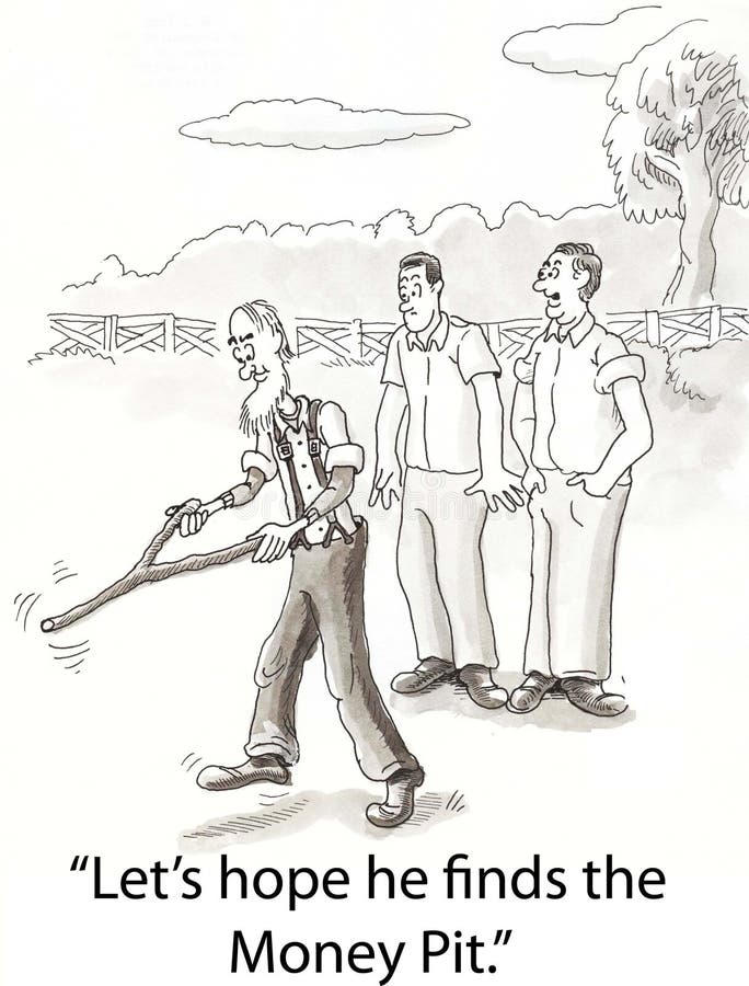 Money pit stock illustration. Illustration of life, programs - 21620443