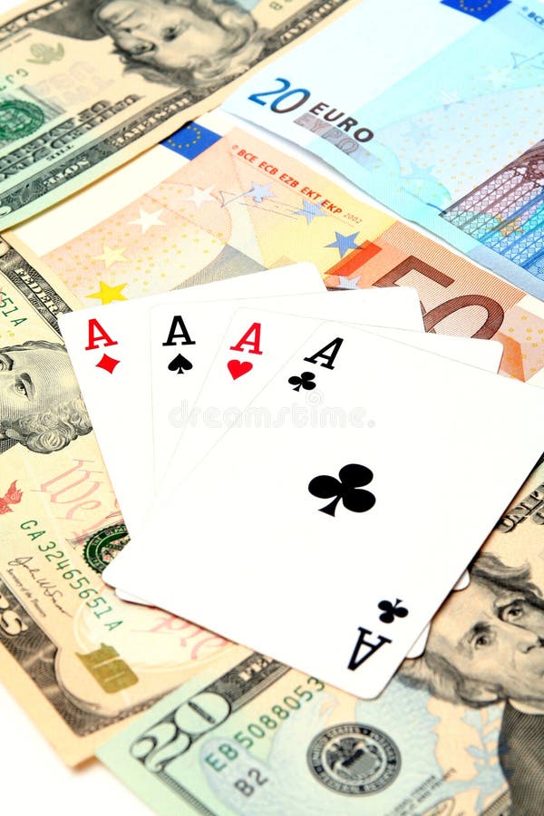 Money playing cards stock image. Image of entertainment - 2710793