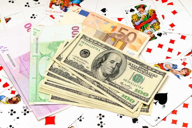 Money playing cards stock photo. Image of cash, luck, gamblers - 2710834