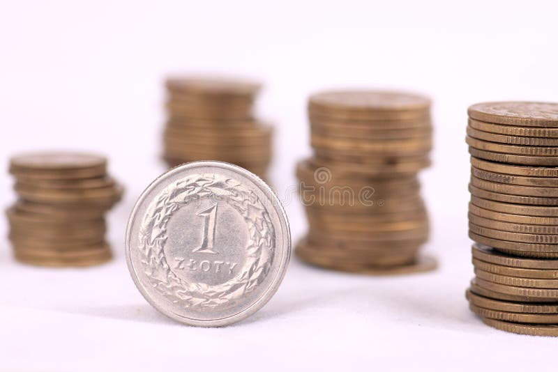 Money PLN stock photo. Image of graph, banknotes, coins - 15976042