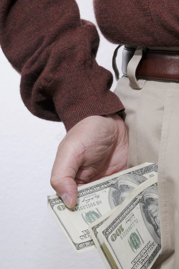 Money in Pocket stock image. Image of money, security - 13868017