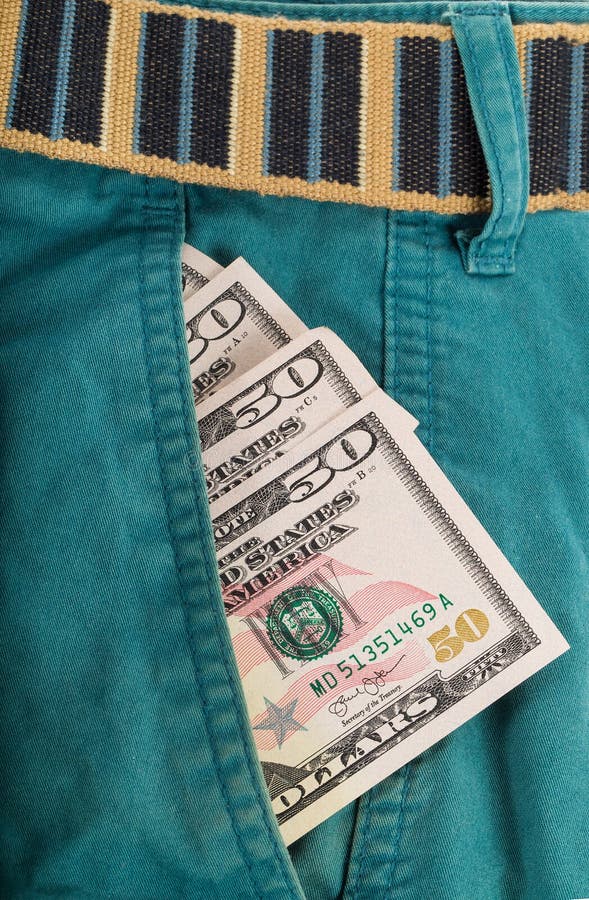 Money in pocket stock image. Image of dollars, american - 84783503