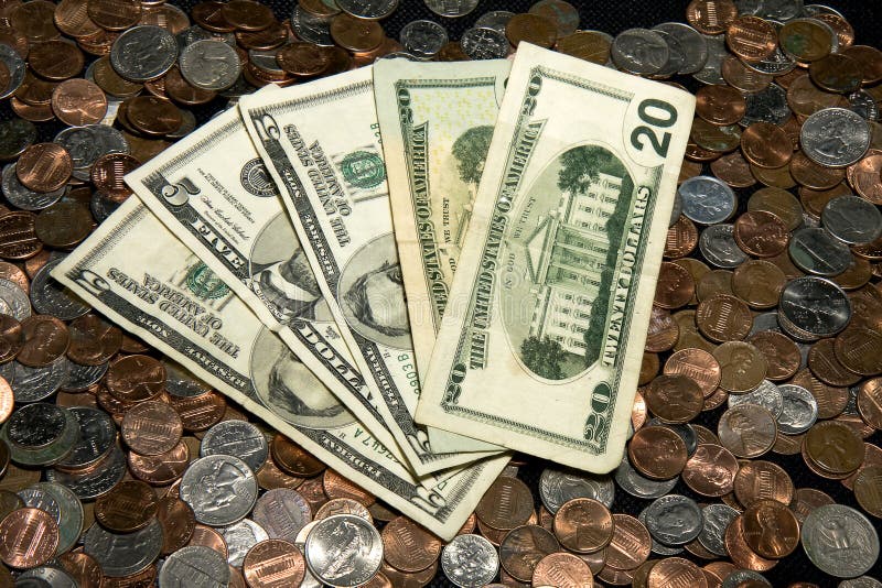 Money Poker Full House stock photo. Image of five, twenty - 10783594